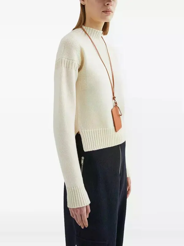 JIL SANDER Wool Jumper - Neutrals