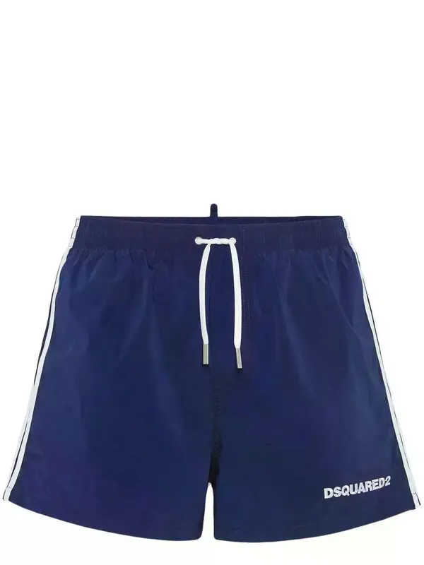 Dsquared2 Elasticated Drawstring Swim Shorts - Blue