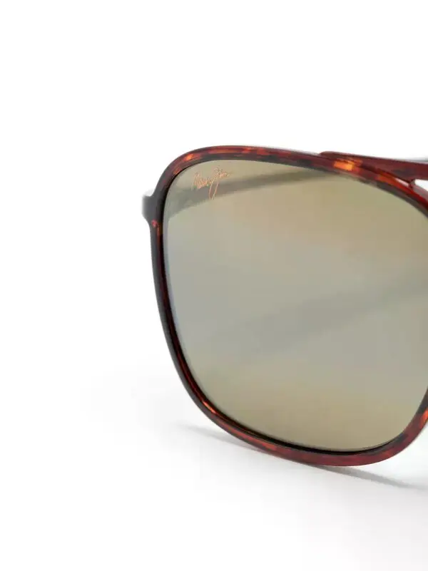 Maui Jim Keokea Tortoiseshell Pilot Sunglasses