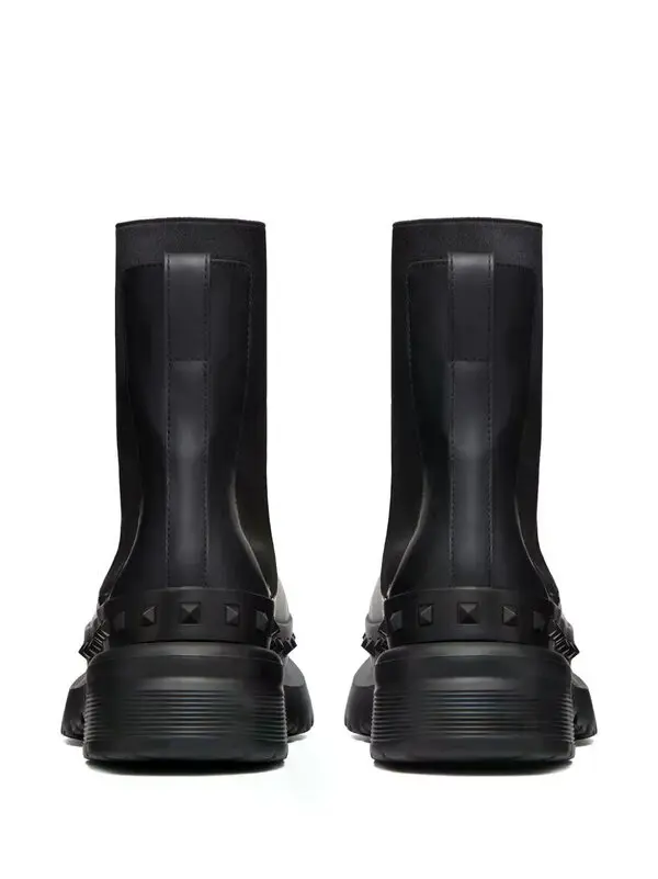Valentino Garavani Rockstud Leather Ankle Boots