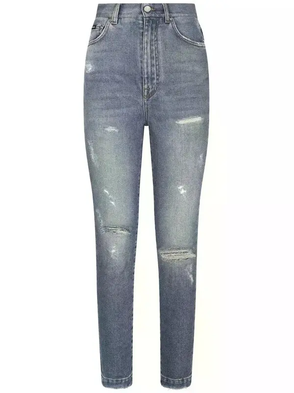 Dolce & Gabbana Grace Distressed Skinny Jeans