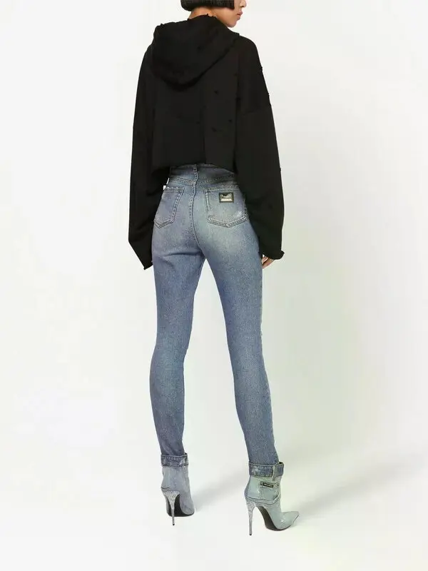 Dolce & Gabbana Grace Distressed Skinny Jeans