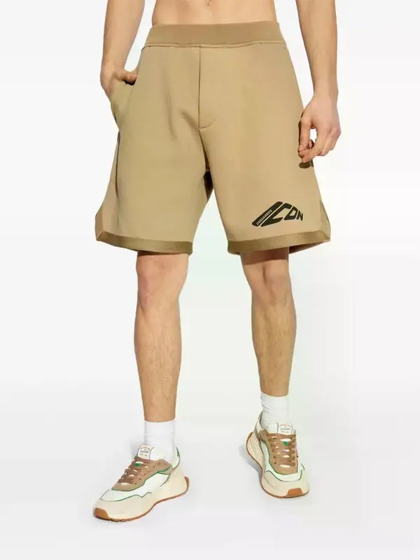 Dsquared2 Printed Track Shorts - Neutrals