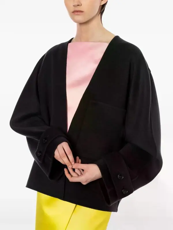 Philosophy Di Lorenzo Serafini V-neck Wool-cashmere Jacket
