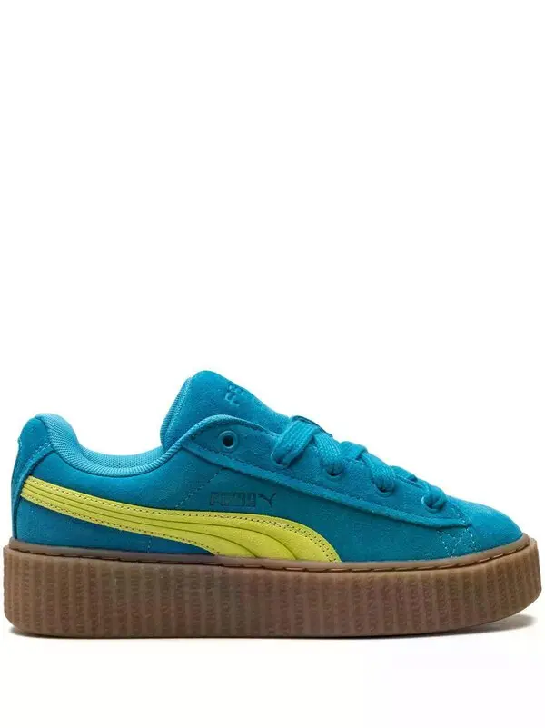 PUMA X Fenty Creeper Phatty Suede Sneakers - Blue