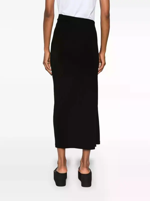 Rabanne Ruched Midi Skirt