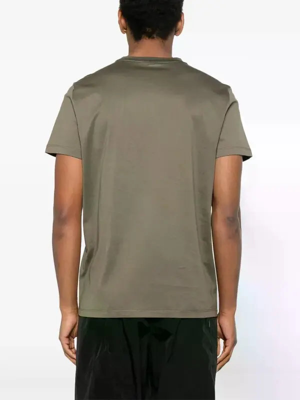 Moncler Double-logo-patch Cotton T-shirt