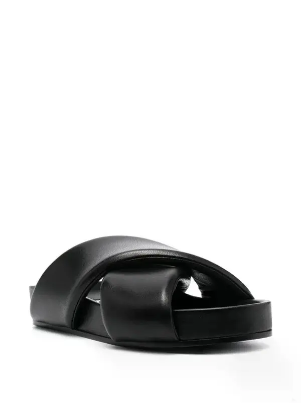 JIL SANDER Crossover-strap Leather Sandals