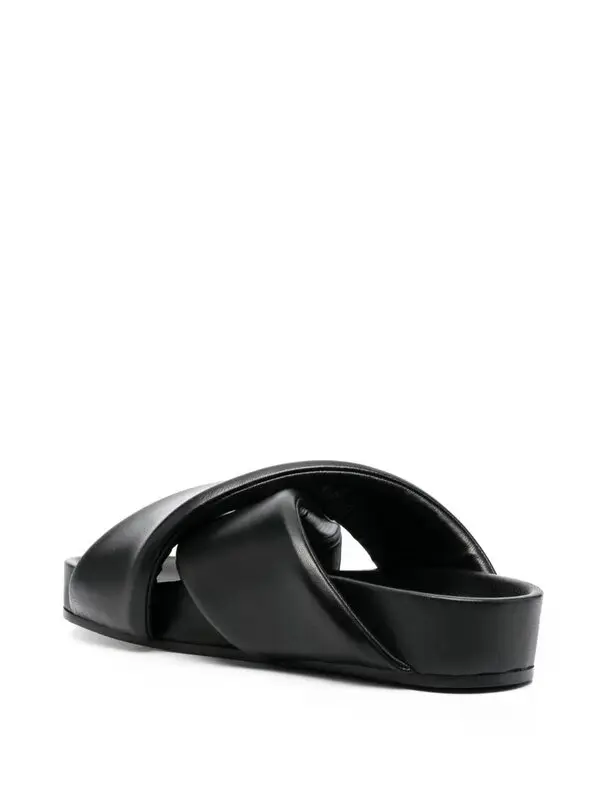JIL SANDER Crossover-strap Leather Sandals