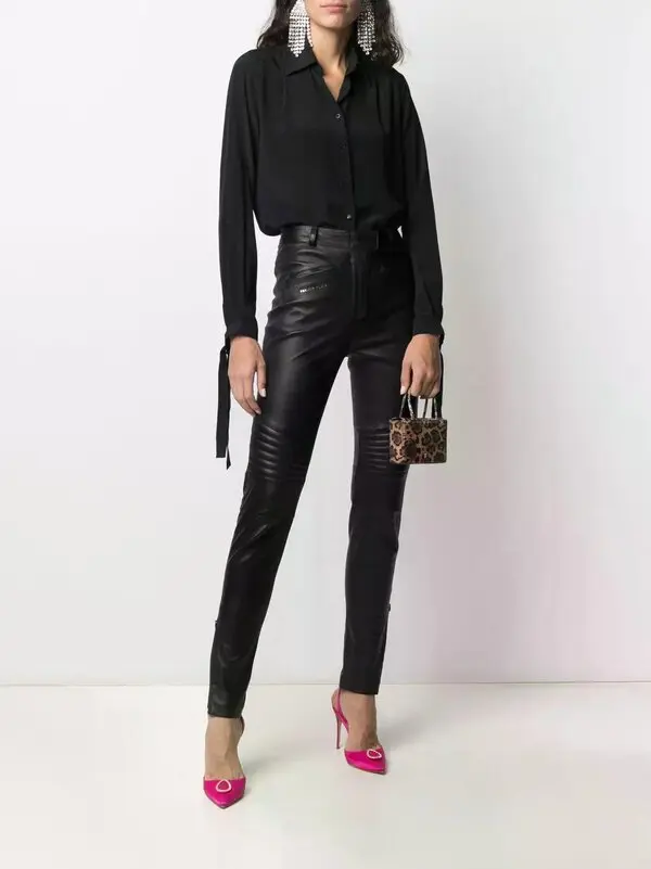 Philipp Plein Silk Button-down Shirt - Black