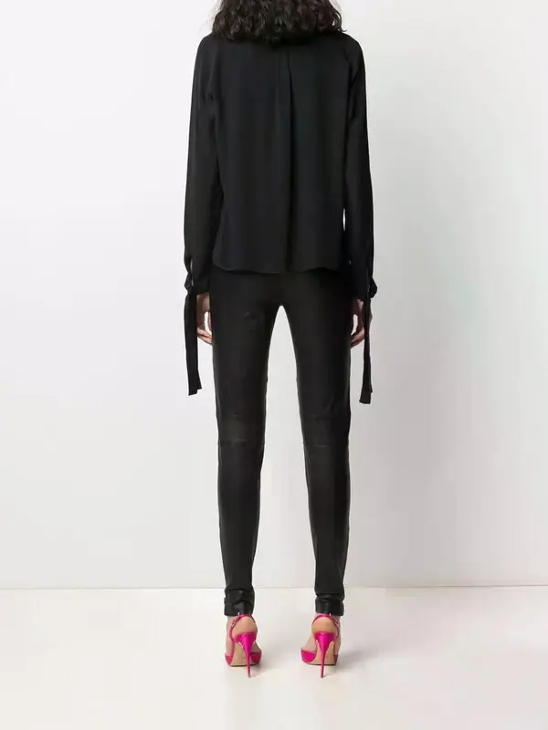 Philipp Plein Silk Button-down Shirt - Black