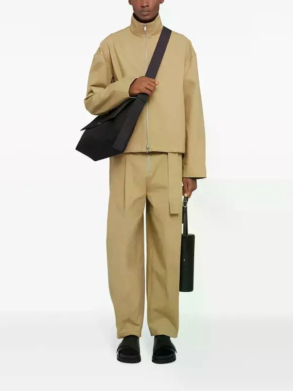 JIL SANDER Belted Wide-leg Trousers