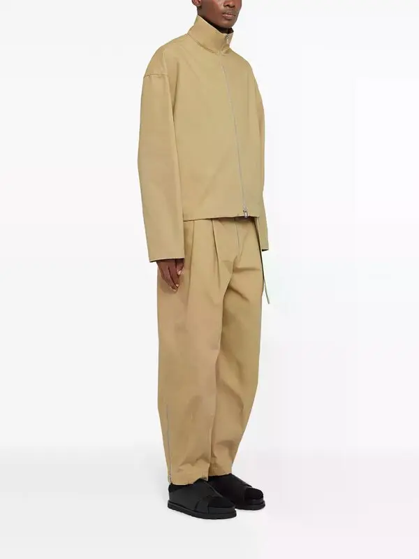 JIL SANDER Belted Wide-leg Trousers