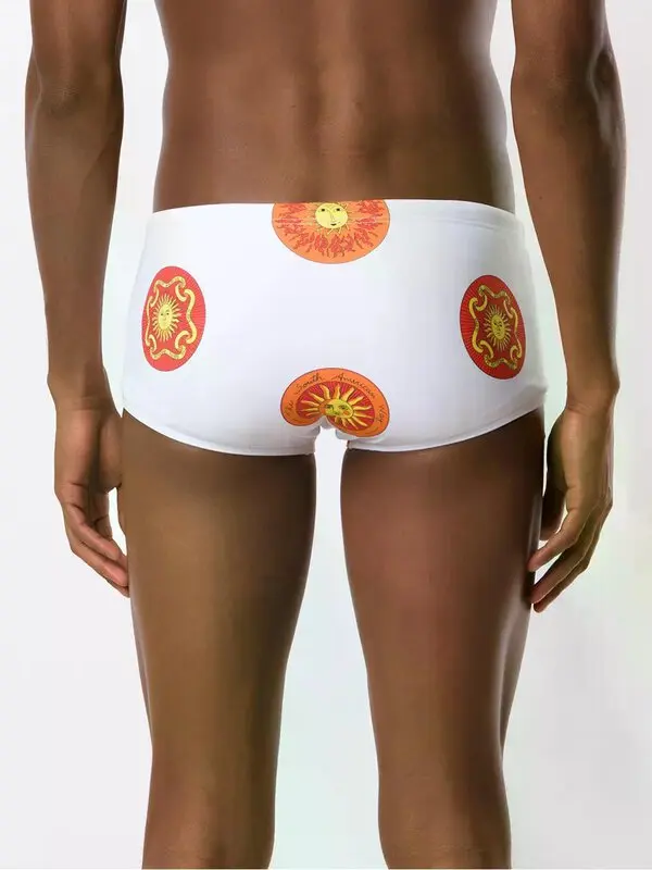 AMIR SLAMA Print Sol Swimming Trunks
