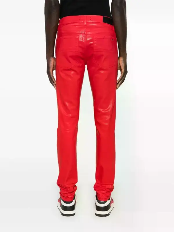 Amiri Waxed Mx1 Skinny Jeans