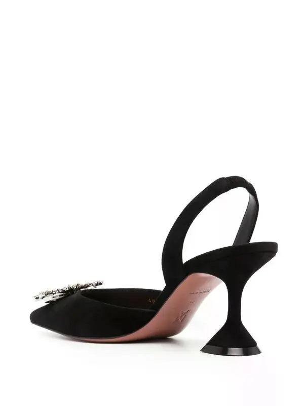Amina Muaddi Begum 85mm Embellished Slingback Pumps