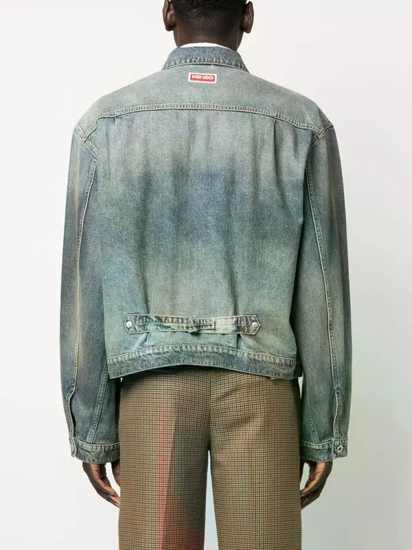 Kenzo Panelled Button-fastening Denim Jacket