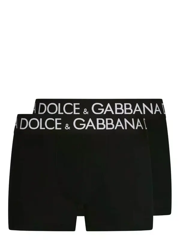 Dolce & Gabbana Logo Boxers - Black