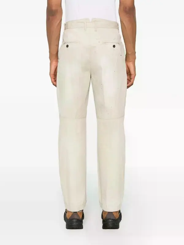 Dsquared2 Straight-leg Trousers With Graphic Print