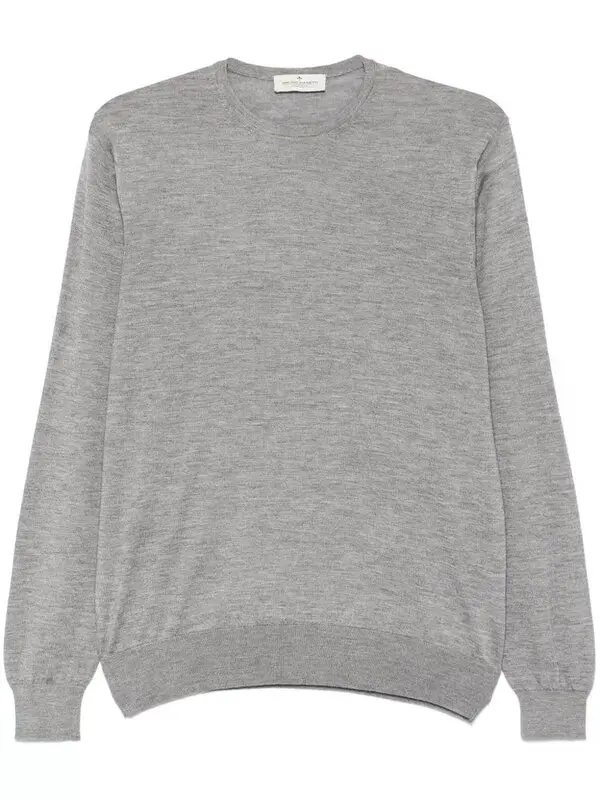 Bruno Manetti Fine-knit Sweater - Grey