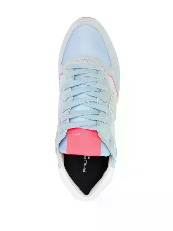 Philippe Model Tropez Lace-up Sneakers - Blue