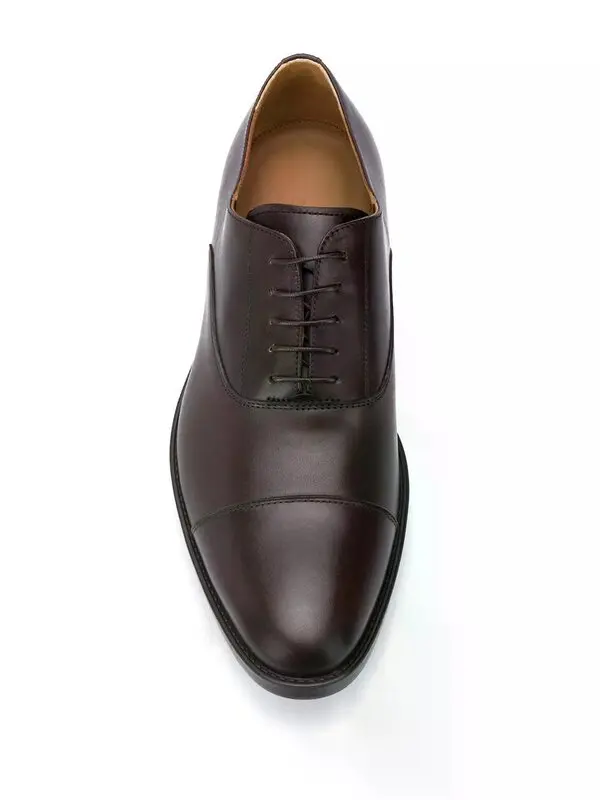 SCAROSSO Leather Oxford Shoes
