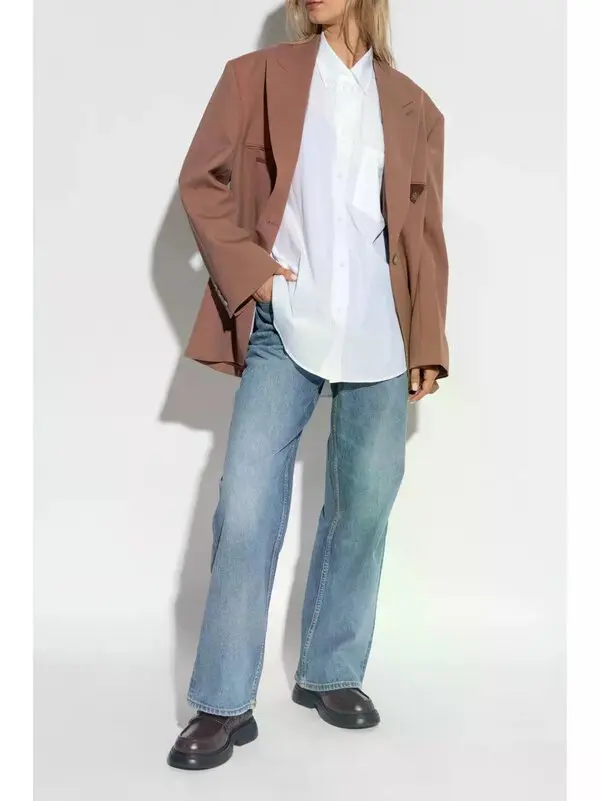 GANNI Logo-plaque Loafers