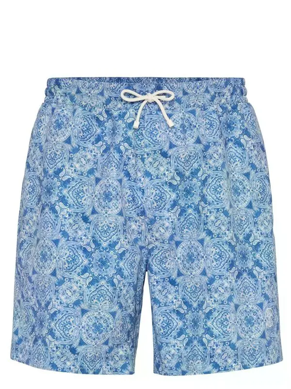 Brunello Cucinelli Paisley-print Swim Shorts