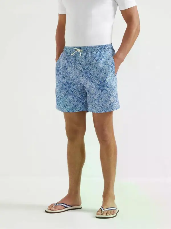 Brunello Cucinelli Paisley-print Swim Shorts