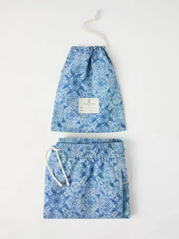 Brunello Cucinelli Paisley-print Swim Shorts
