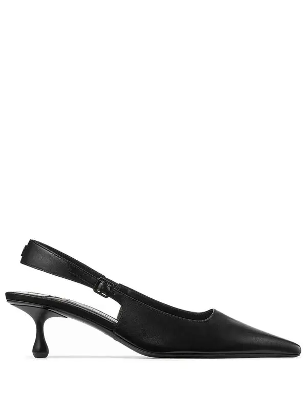 JIMMY CHOO Amel Leather Heeled Pumps