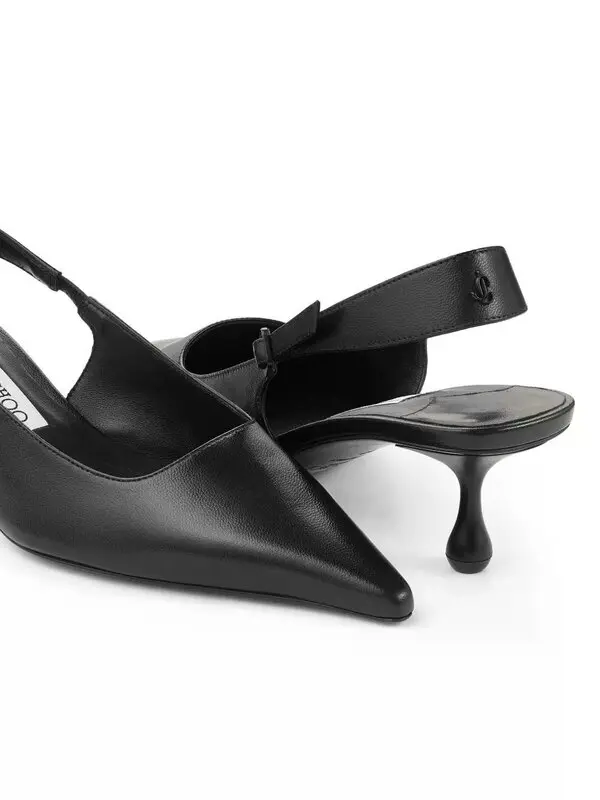 JIMMY CHOO Amel Leather Heeled Pumps