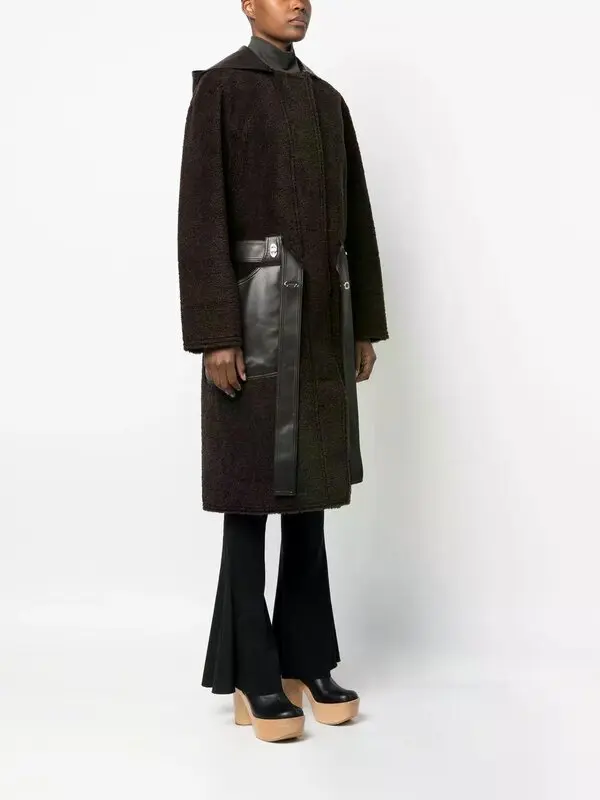 LOW CLASSIC Reversible Faux-leather And Shearling Coat