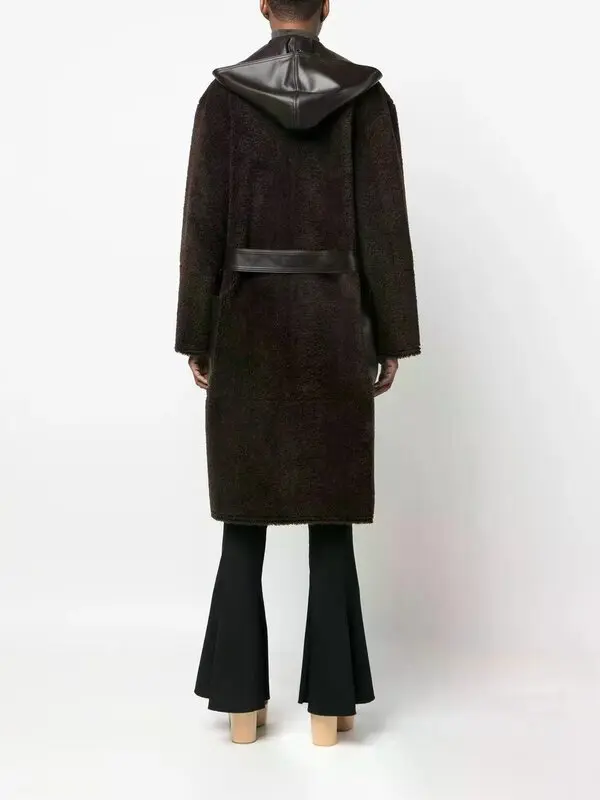 LOW CLASSIC Reversible Faux-leather And Shearling Coat