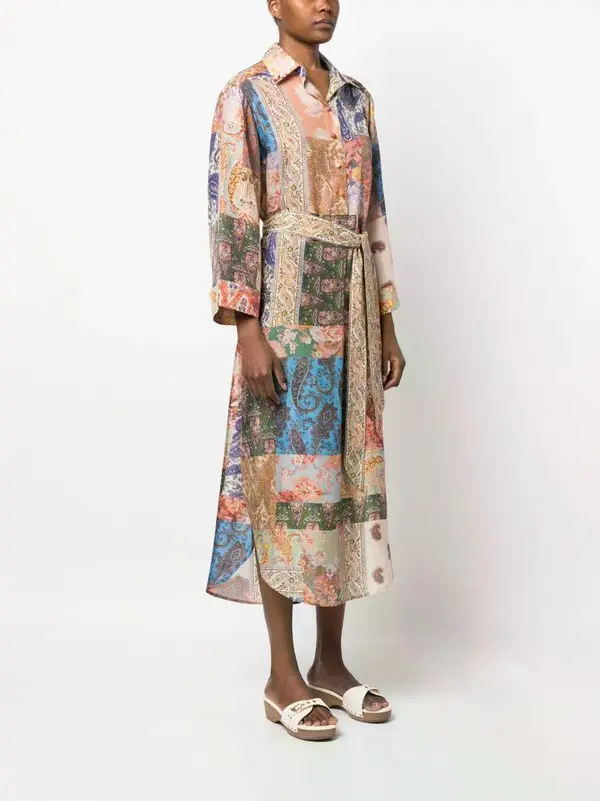 Zimmermann Paisley-print Silk Shirtdress