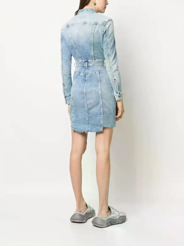 Dsquared2 Button-up Denim Shirt Dress