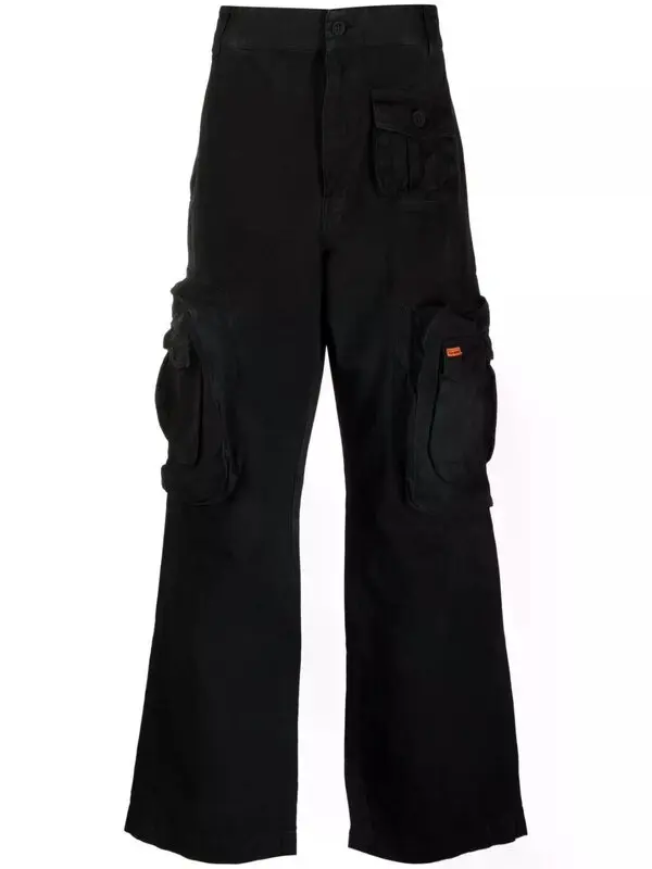 Heron Preston Straight-leg Multiple-pocket Trousers