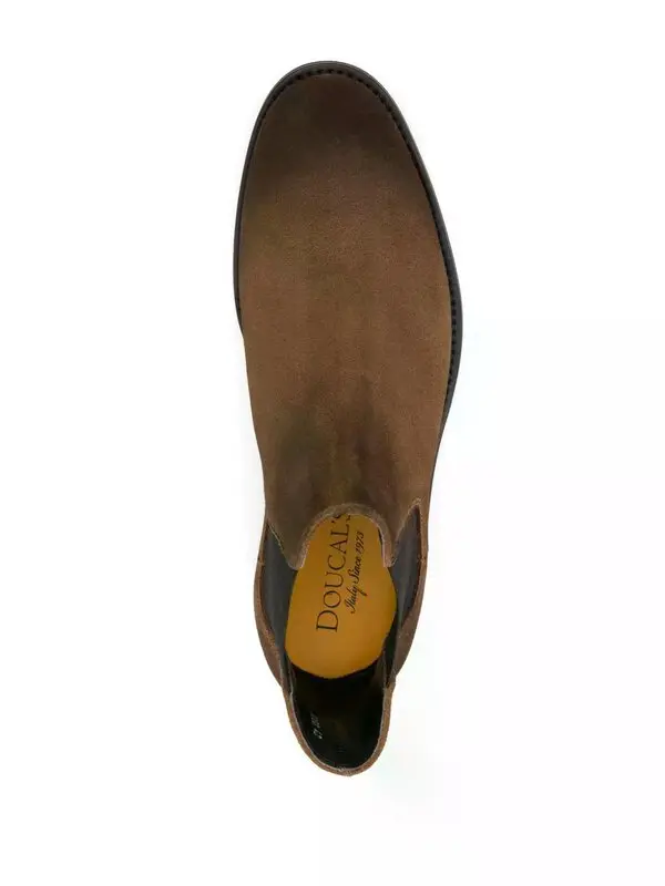 DOUCAL'S Suede Ankle Boots - Brown