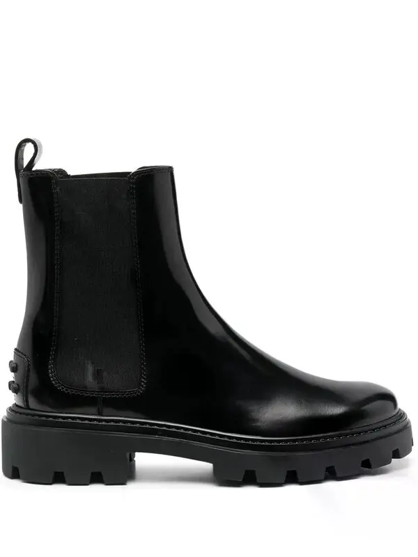 TOD'S Studded Leather Chelsea Boots