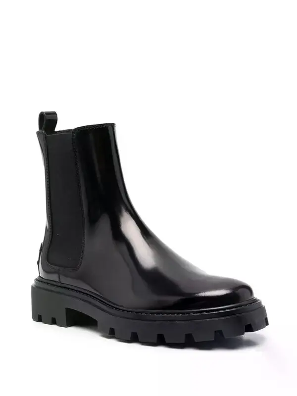 TOD'S Studded Leather Chelsea Boots
