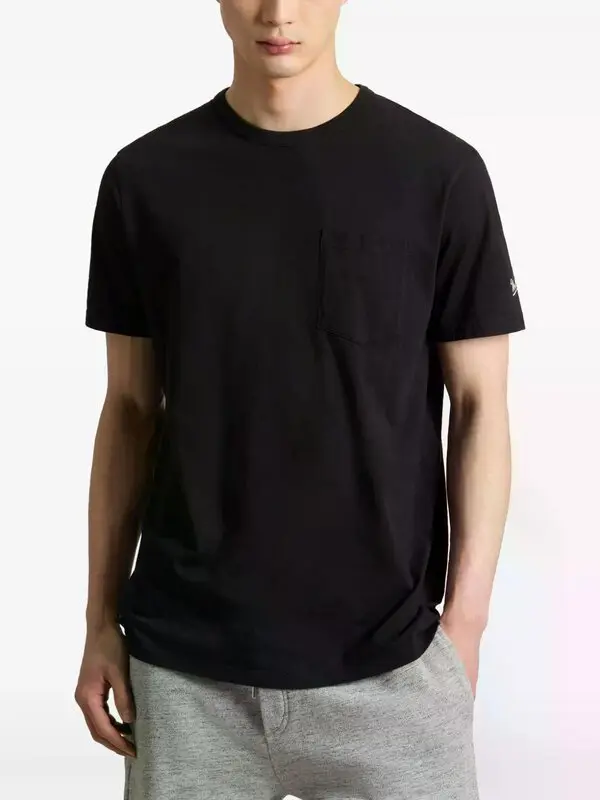 Woolrich Logo-embroidered T-shirt - Black