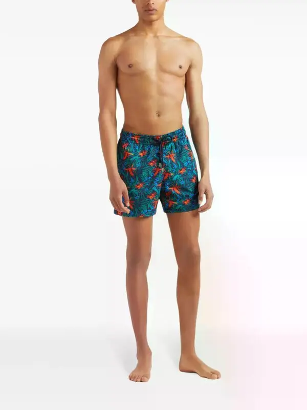 Vilebrequin Tropical Print Swim Shorts - Blue