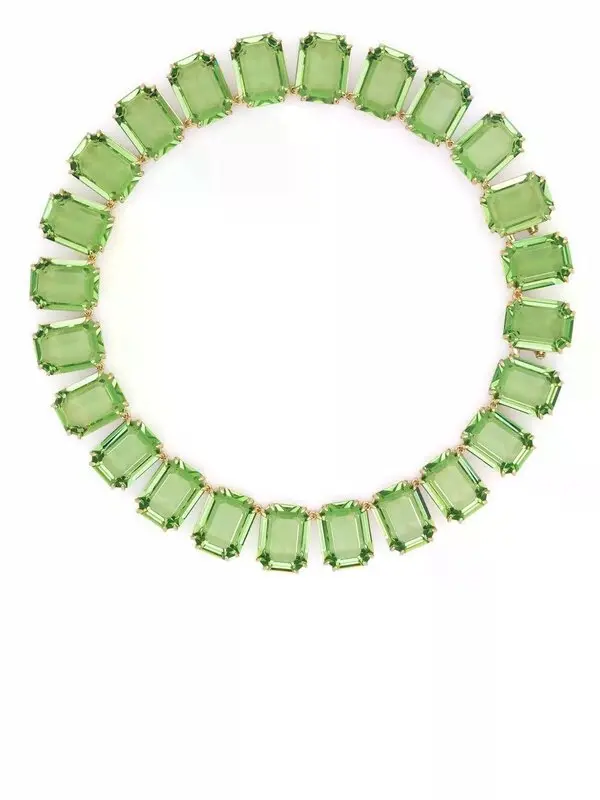 SWAROVSKI Millenia Octagon-cut Crystal Necklace - Green