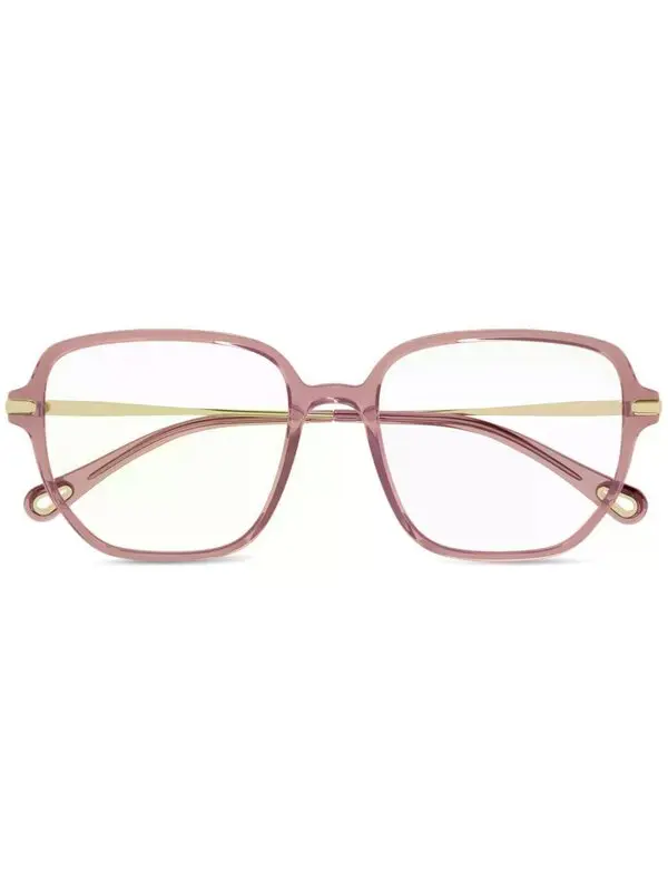 Chloé Transparent Frame Glasses - Brown