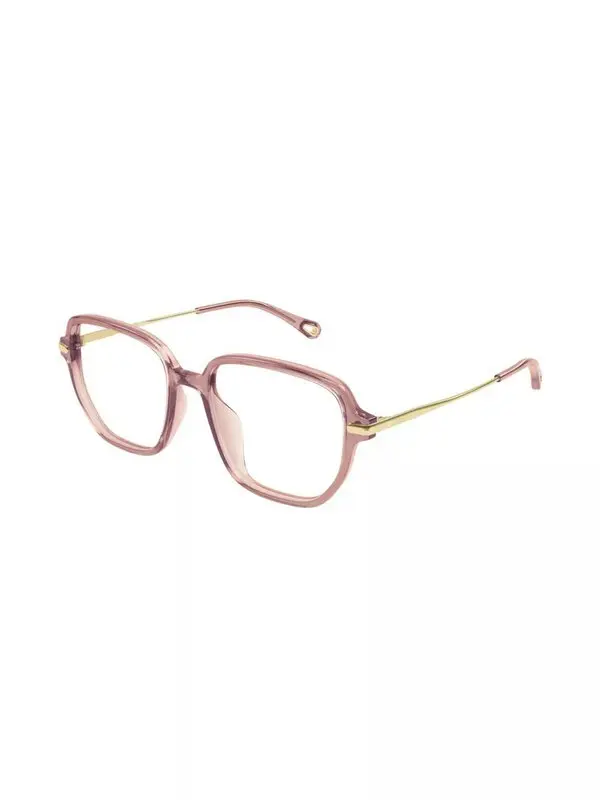 Chloé Transparent Frame Glasses - Brown