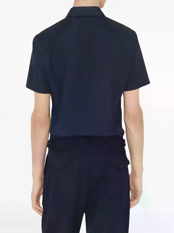 Burberry Ekd-embroidered Shirt - Black