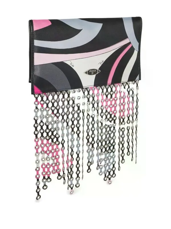 Emilio Pucci Marmo-print Folded Shoulder Bag