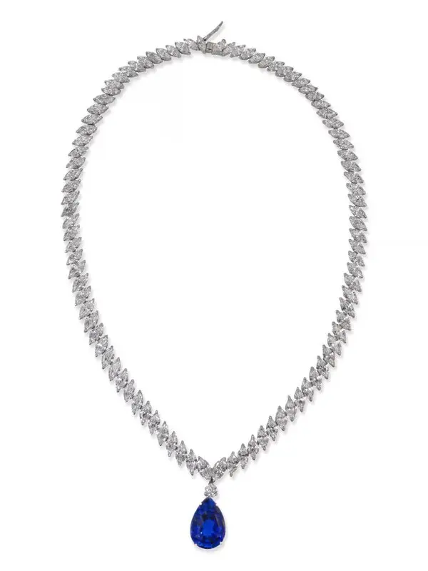 JUWELINA PARIS Reve Bleu Necklace - Blue