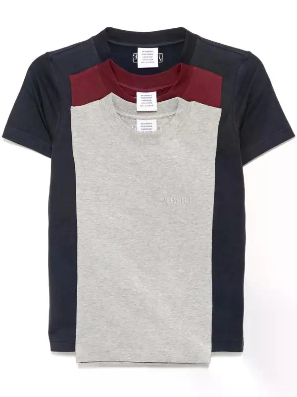 Vetements Layered T-shirt - Blue