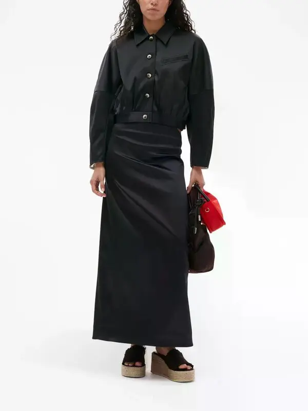 GANNI Long-sleeve Bomber Jacket